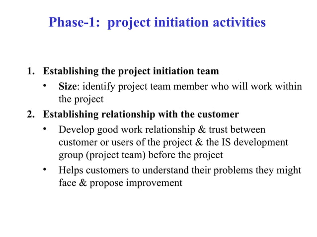 Managing the information system project | PPT | Business | Business and Finance