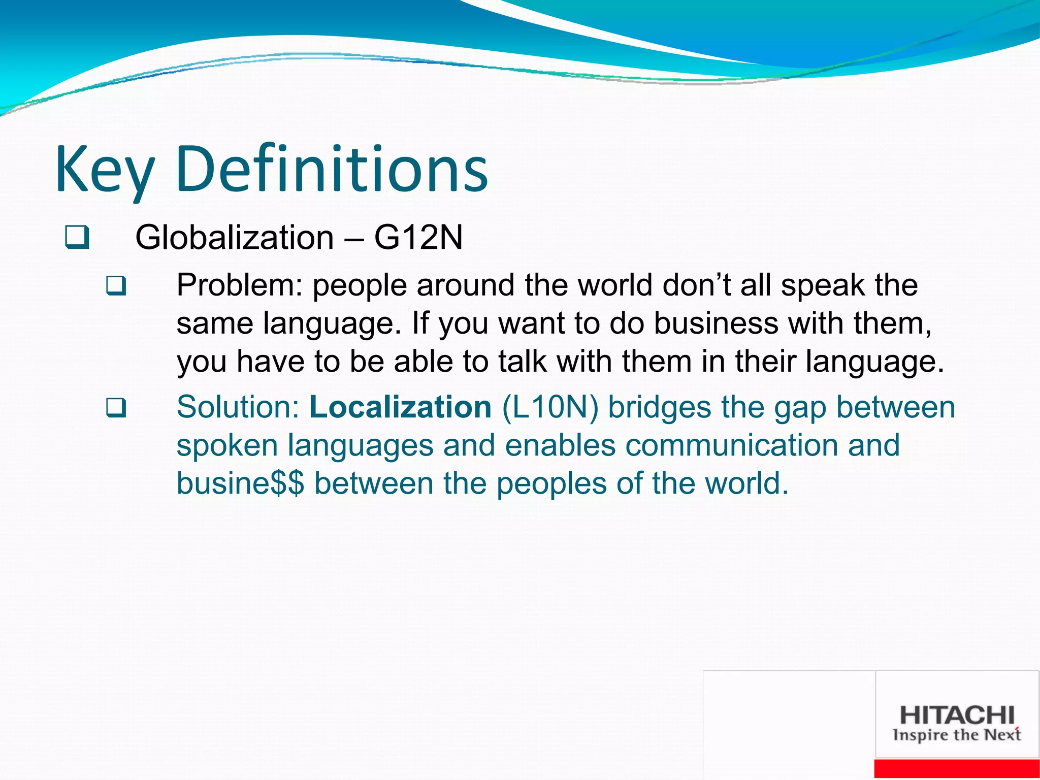 Lavacon 2011 - Managing the Localization Lifecycle | PDF