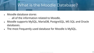 Working with the Moodle Database: The Basics | PPT