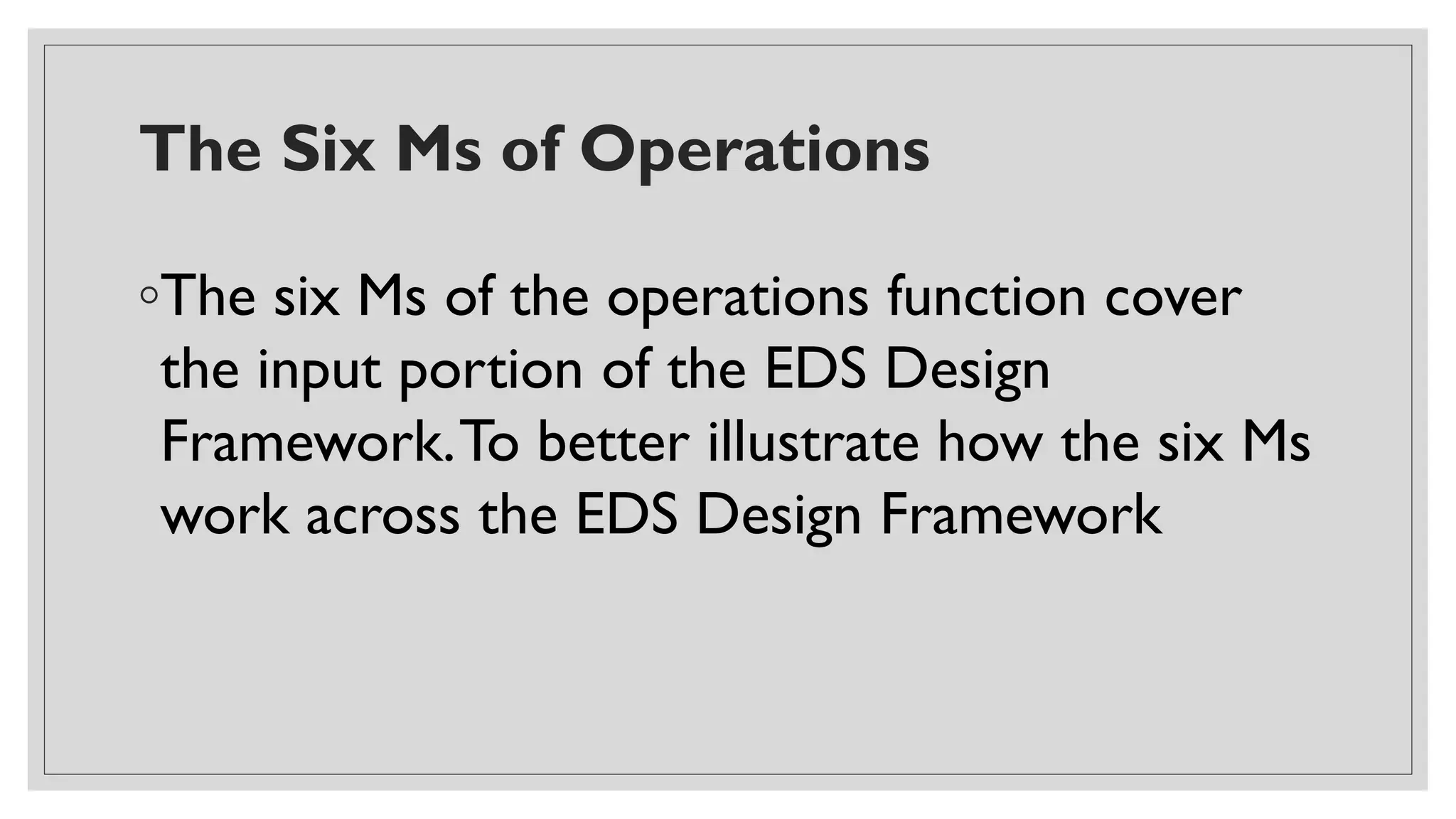 Managing the operations function | PDF