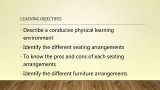 Managing the physical environment | PPTX