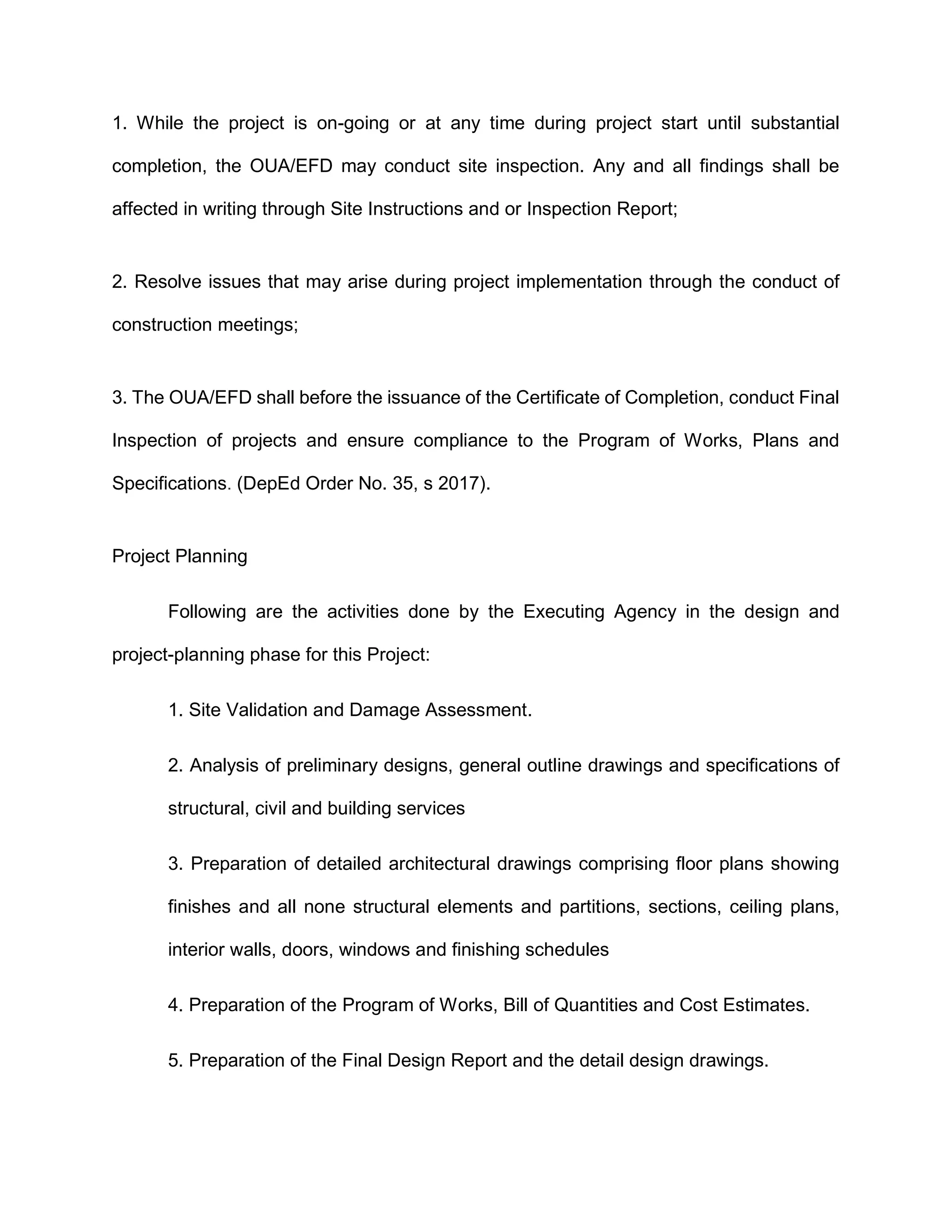 Managing the repair and rehabilitation process of deped school building ...