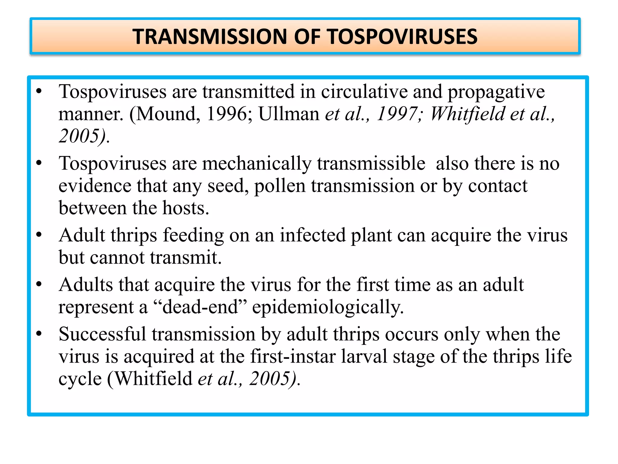 Managing thrips tospovirus complex in vegetables | PPT