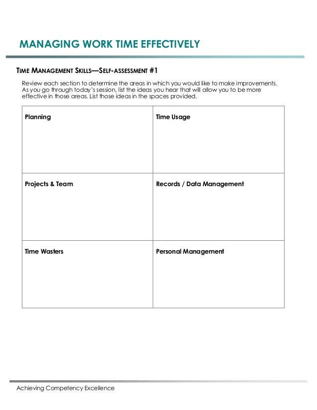 Managing Time Effectively.pdf | Resume Writing and Advice | Job Search