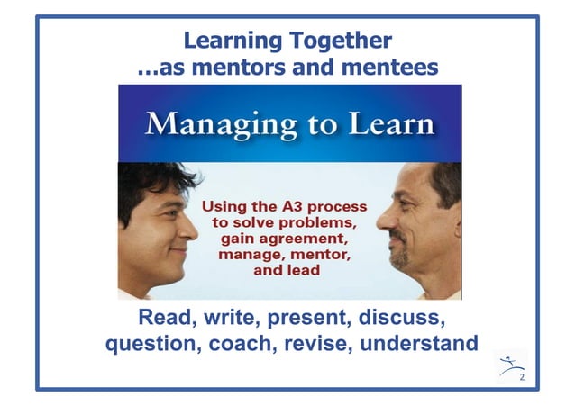 Managing to Learn Mentoring A3 Thinking | PDF