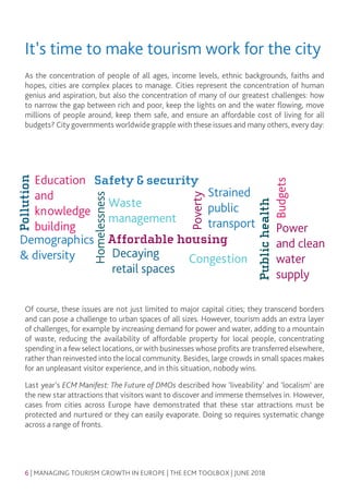 Managing tourism growth in europe | the ECM toolbox | PDF