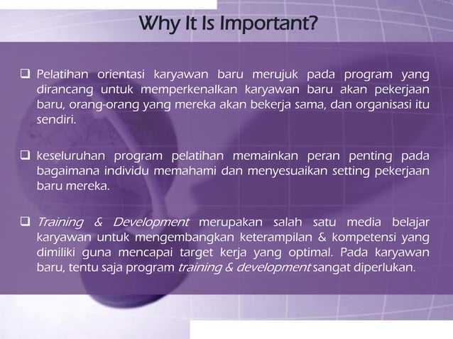 MANAGING TRAINING AND DEVELOPMENT | PPT