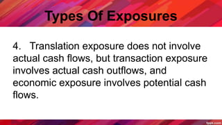 Managing transaction exposure and economic exposure | PPTX