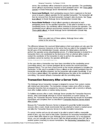 Managing transactions 11g release 1 (10.3 | PDF | Databases | Computer Software and Applications