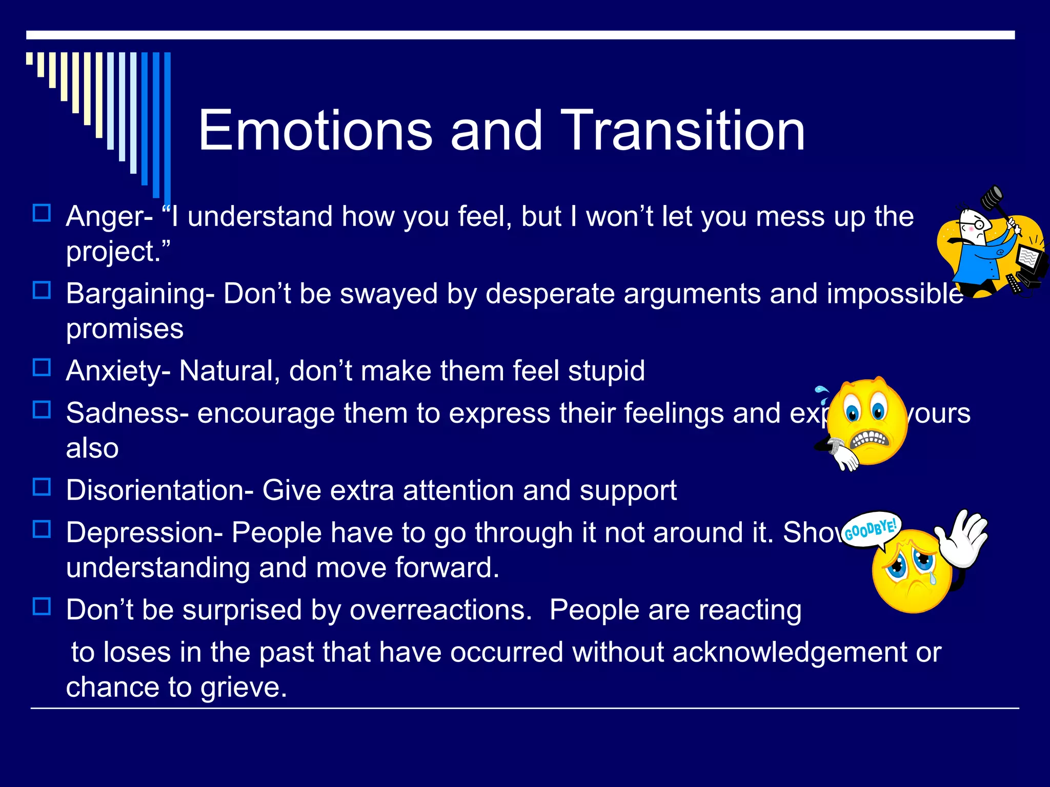 Managing transitions (1) | PPT