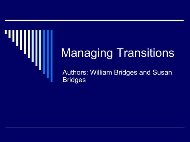 Managing transitions (1) | PPT