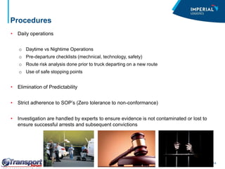 Managing transport risk and complexity | PDF