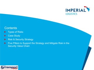 Managing transport risk and complexity | PDF