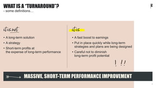 Managing turnarounds in times of crisis | PDF