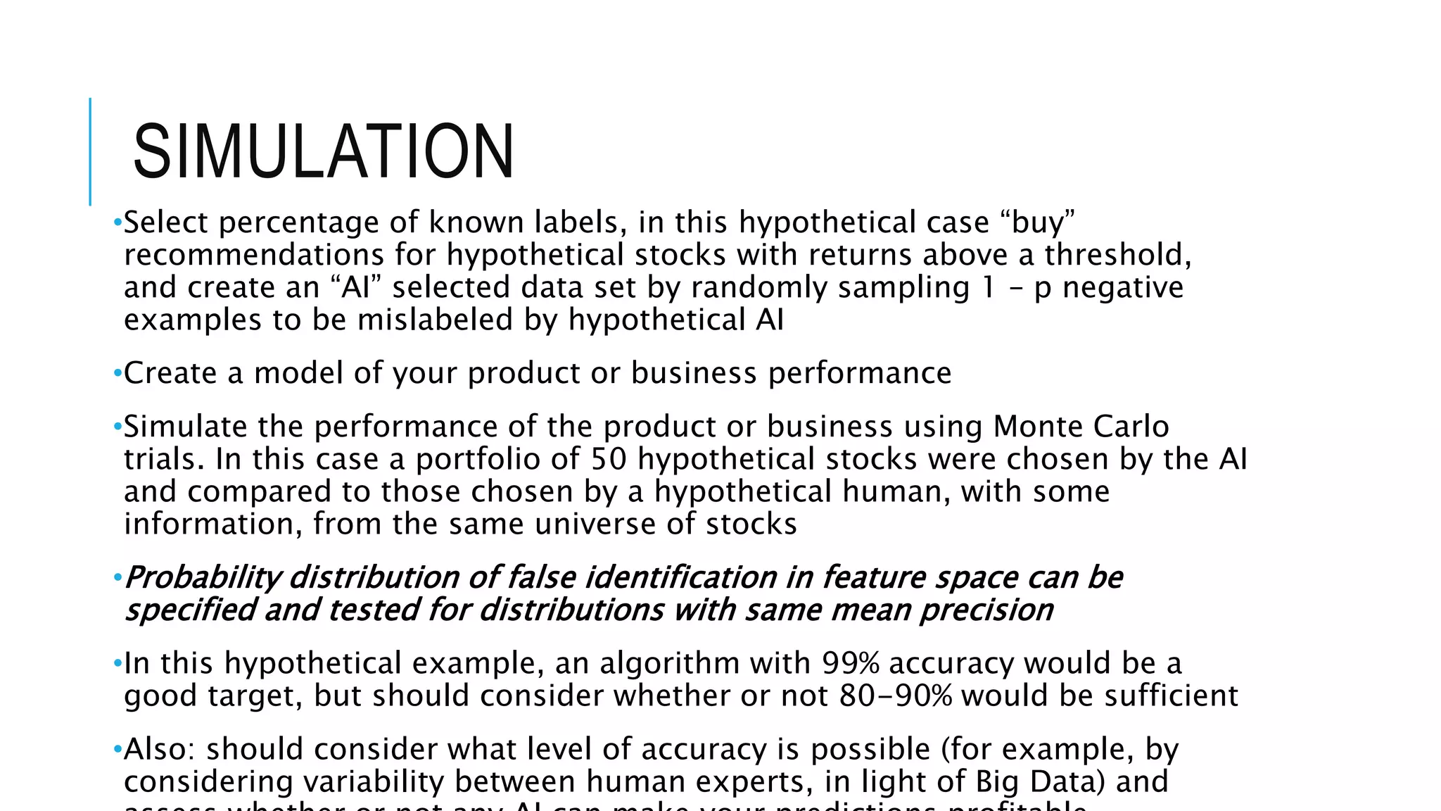 Managing uncertainty in ai performance target setting | PPT