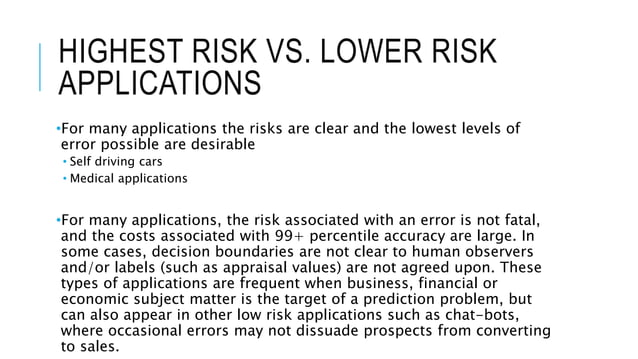 Managing uncertainty in ai performance target setting | PPT