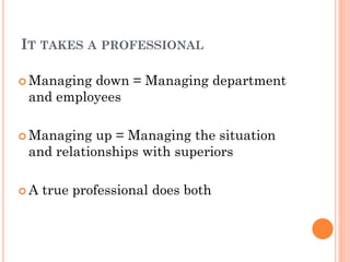 Managing Upward: Strategies for Working with your Boss | PDF