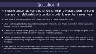 Managing Up Grace - Case Study | PPTX