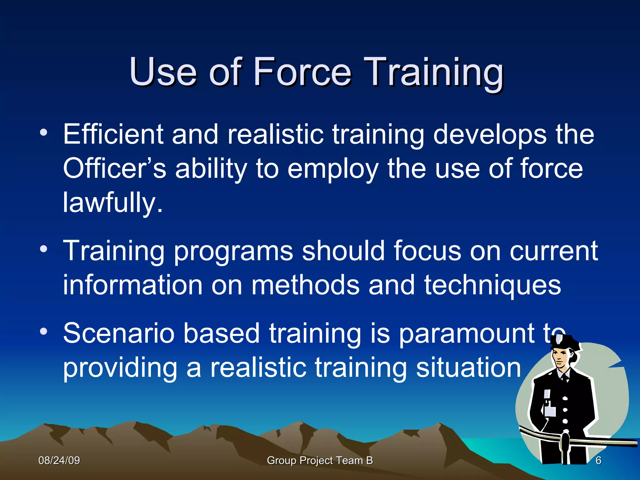 Managing Use Of Force 2 | PPT