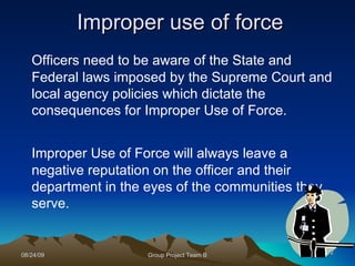 Managing Use Of Force 2 | PPT