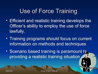 Managing Use Of Force 2 | PPT