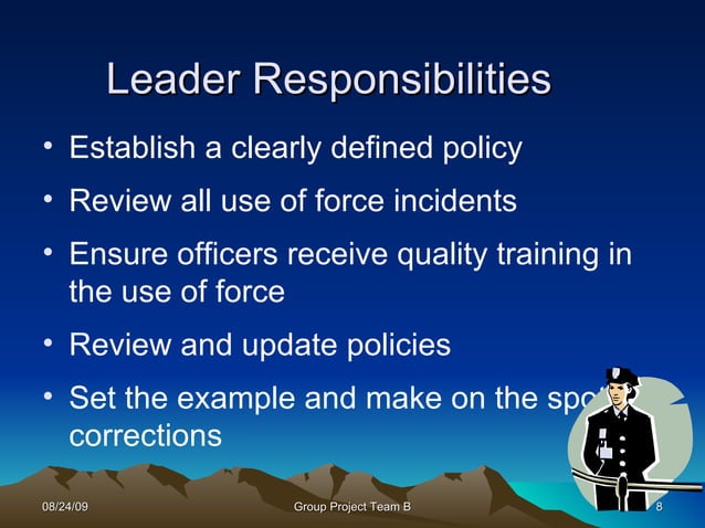 Managing Use Of Force 2 | PPT