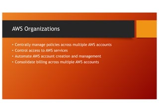 Managing users and aws accounts | PPT