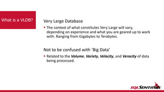 Tips for managing a VLDB | PPT