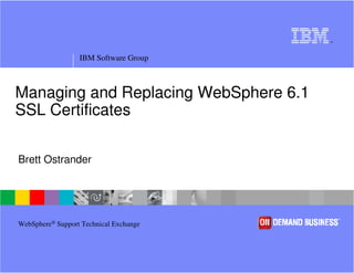 Managing Websphere Application Server certificates | PDF