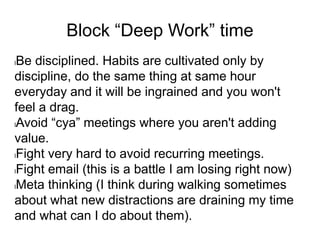 Managing while staying technical | PPT