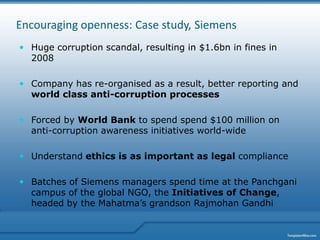 Managing Whistleblowing, risks and responsibilities | PPTX