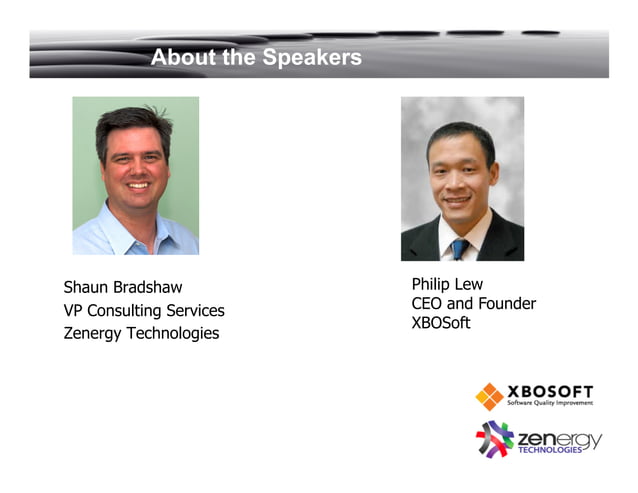 Managing with Metrics Webinar Shaun Bradshaw and Philip lew | PPT