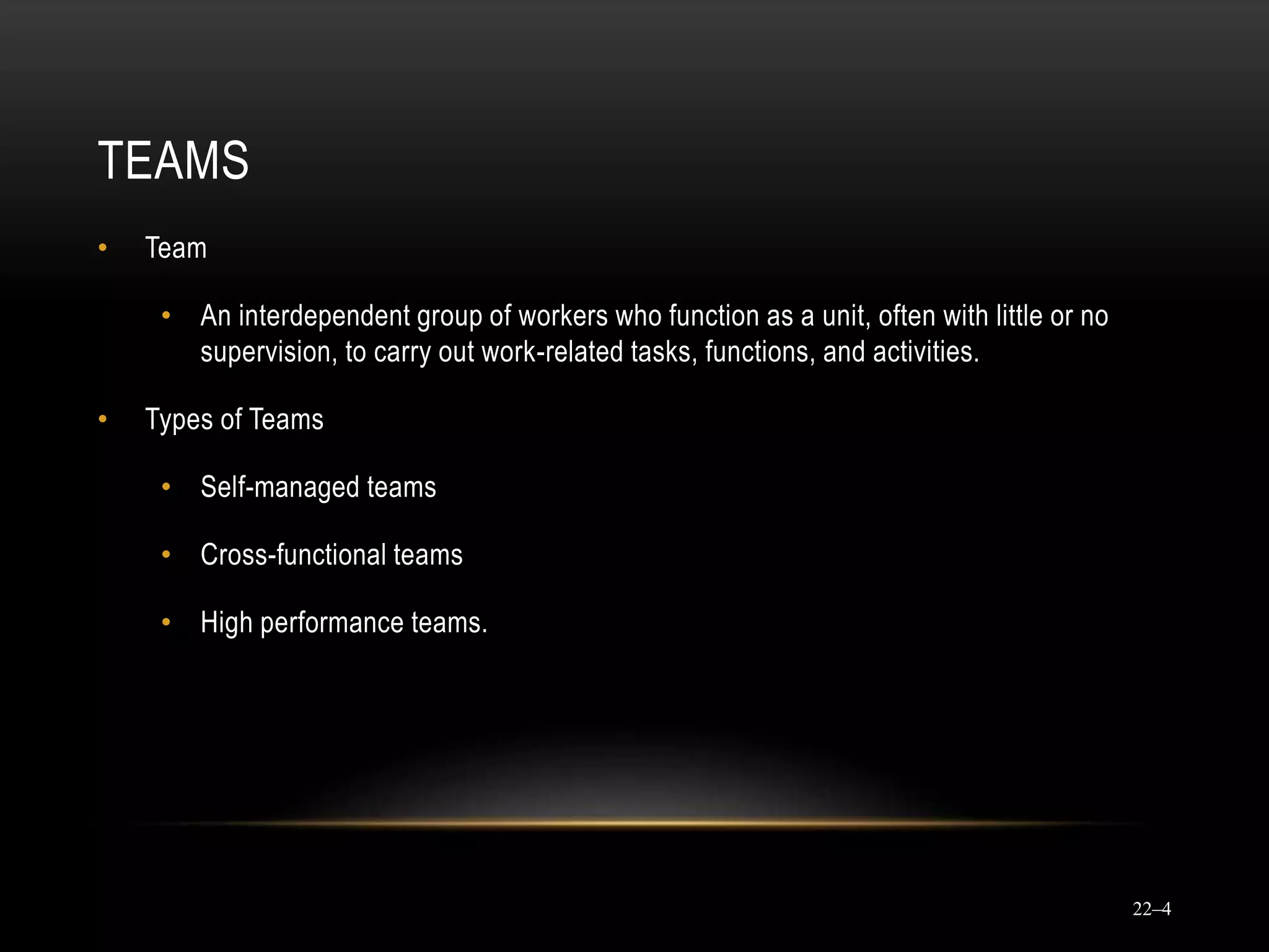 Managing work groups and teams | PPTX