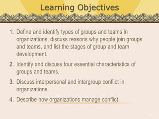 Managing work groups and teams | PPTX