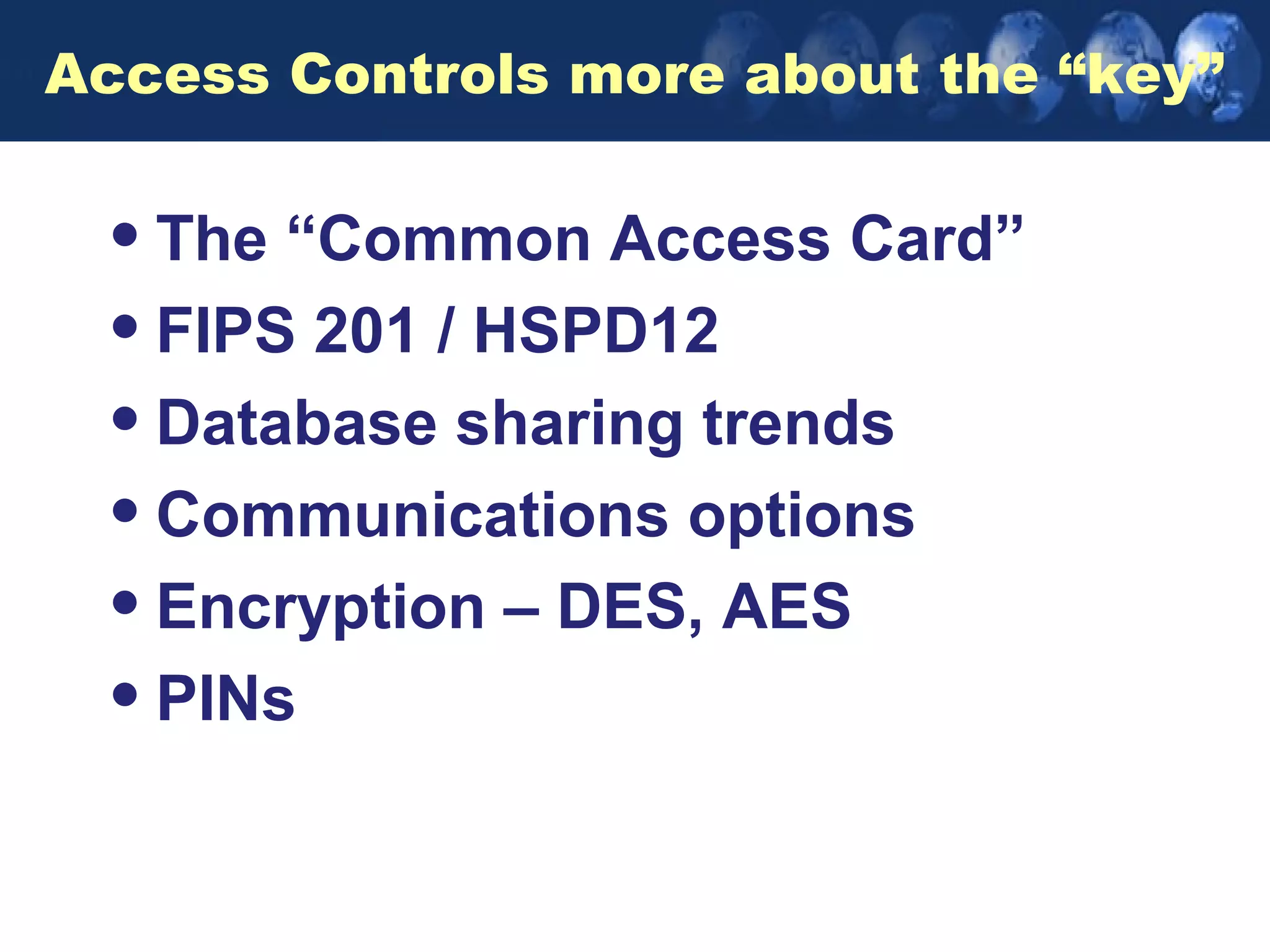 Managing your access control systems | PPT
