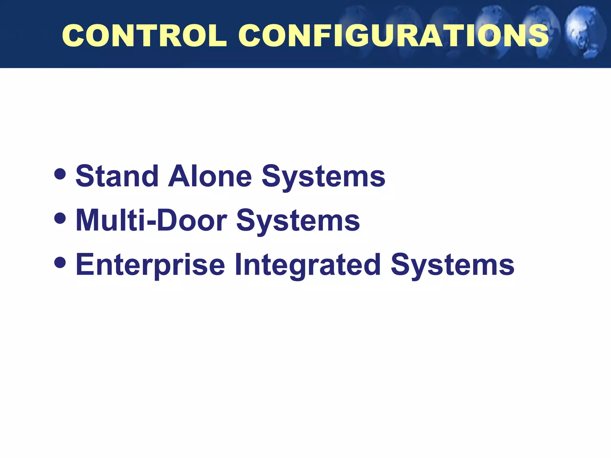 Managing your access control systems | PPT