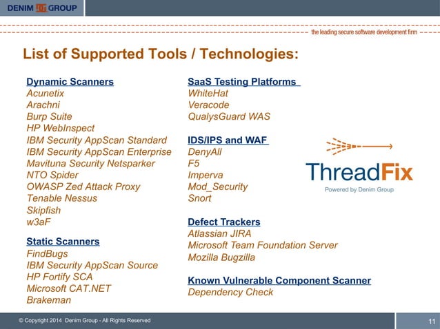 Managing Your Application Security Program with the ThreadFix Ecosystem | PDF | Web Development ...