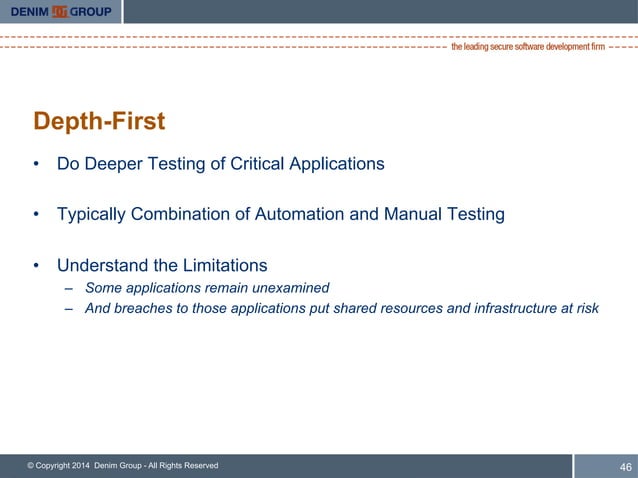 Managing Your Application Security Program with the ThreadFix Ecosystem ...