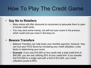 Managing Your Credit | PPTX | Credit Cards | Personal Debt