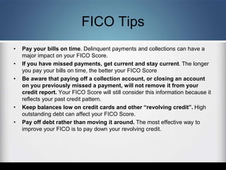 Managing Your Credit | PPTX | Credit Cards | Personal Debt