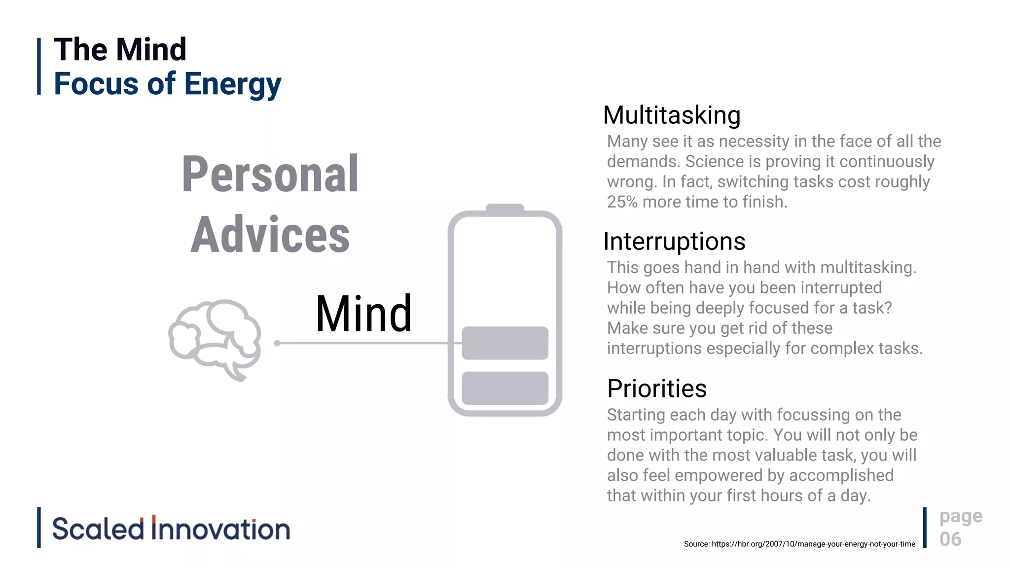 Managing your energy | PPT