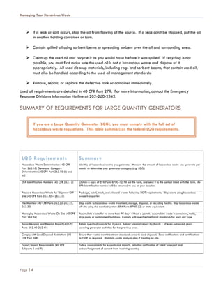 Managing Your Hazardous Waste: A Guide for Small Business | PDF