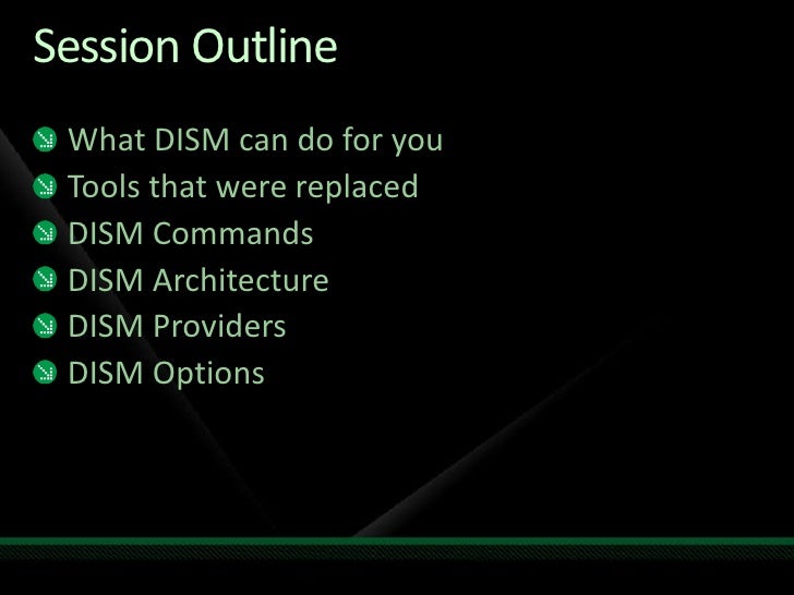 Deployment Image Servicing And Management Dism Win