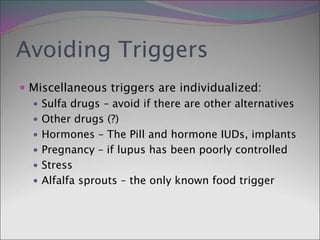 Managing Lupus and Maintaining a Healthy Lifestyle | PPT