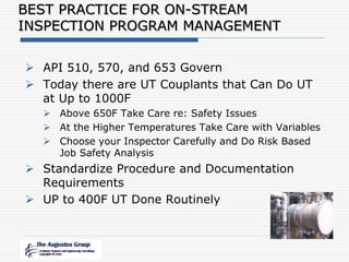 Managing your OnStream Inspection Program and External vs Internal ...