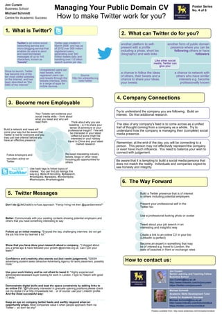 Managing your public domain CV 4: Why Twitter? | PDF