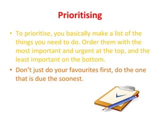 Managing Your Workload | PPT