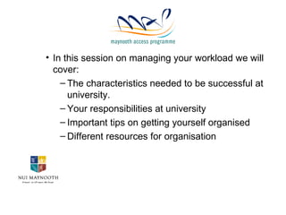 Managing your workload | PPT