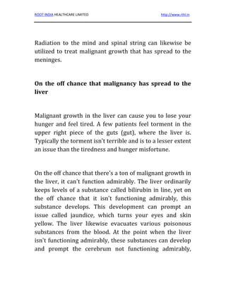 Managin sign and symptoms of advanced stage cancer | PDF | Cancer ...