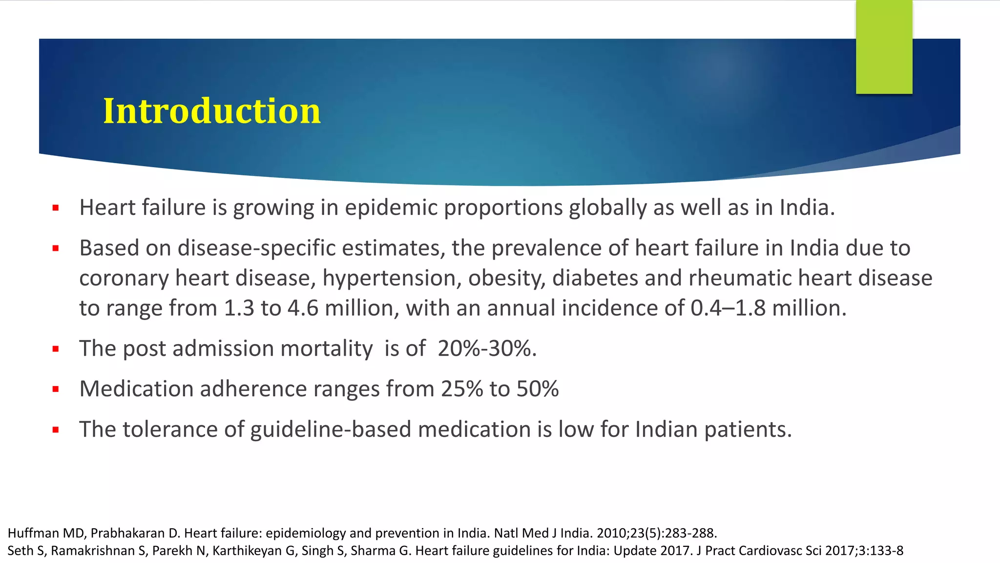 Advances in medical management of HF.. building up the pillars | PPTX